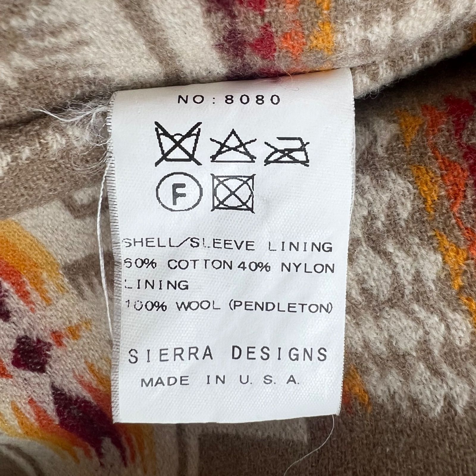 SIERRA DESIGN PENDLETON USA 60/40 mountain jacket S シエラデザイン ペンドルトン コラボ ...