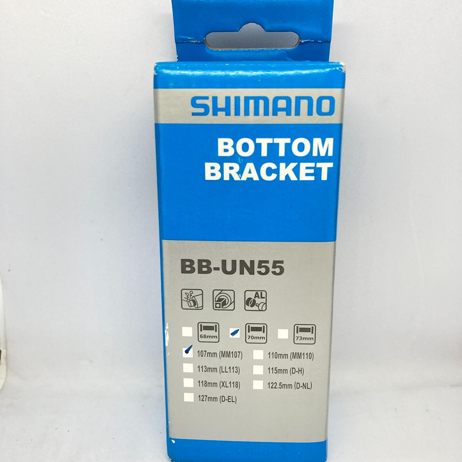 SHIMANO/シマノ ボトムブラケット BB-UN55 70mm ITA 軸長107mm EBBUN55I07 - メルカリ
