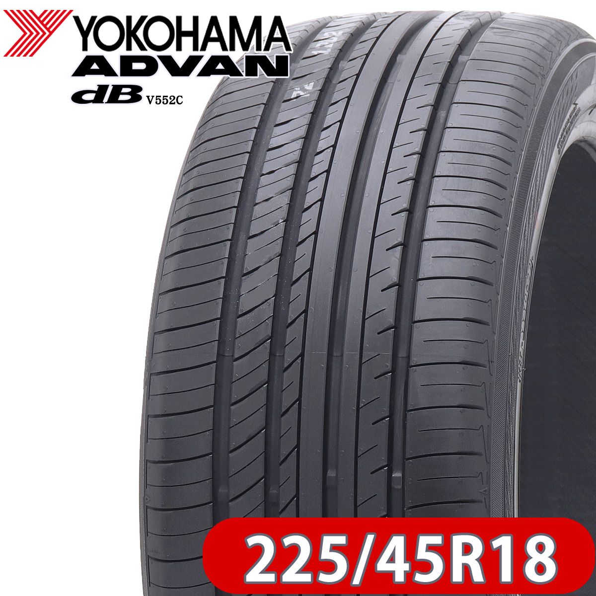 2024年製 新品4本価格 業者様 送料無料 225/45R18 95W XL 夏 ヨコハマ ADVAN dB V552 エクストラロード規格 プリウス ヴェゼル NO,FK957 - メルカリ