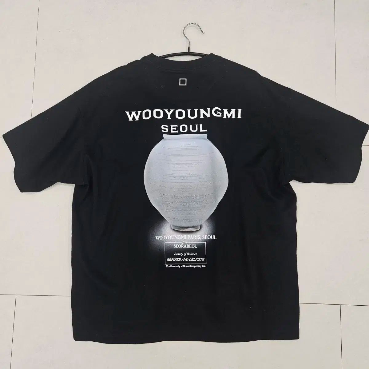 23fw WOOYOUNGMI(ウーヨンミ) セラドン 半袖 黒 46 - メルカリ