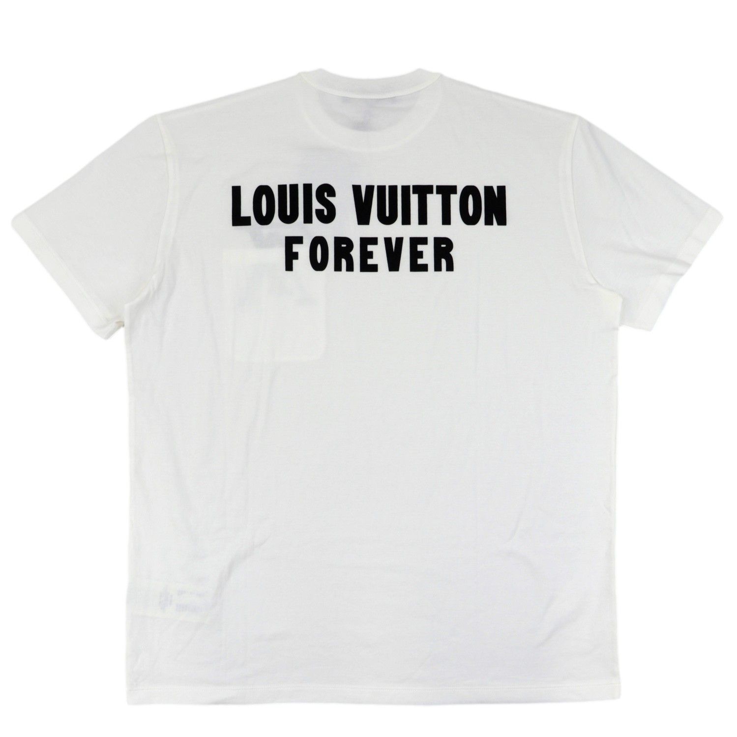 未使用 ルイ・ヴィトン 18AW FOREVER プリント 半袖Tシャツ 未使用 ルイ・ヴィトン 18AW FOREVER プリント 半袖Tシャツ