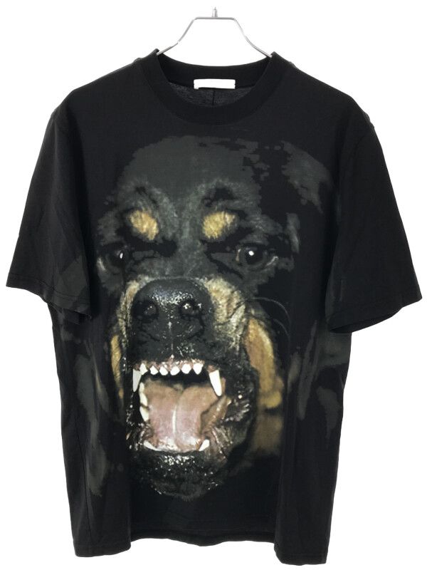 GIVENCHY ジバンシィ ロットワイラープリントTシャツ ブラック S GIVENCHY ジバンシィ ロットワイラープリントTシャツ ブラック S