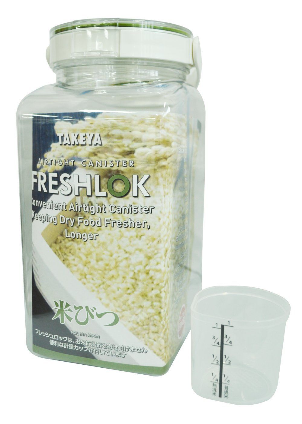 【新着商品】4L 3kg 米びつ 乾物など他食品保存にも便利 フレッシュロック - メルカリ