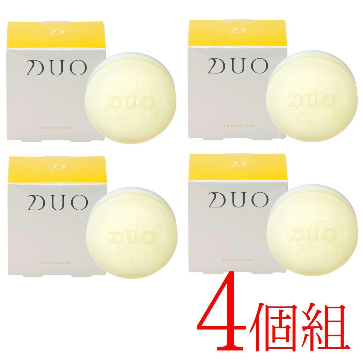 4個組 DUO 洗顔石鹸 ザ リペアバー ネット付 70g 【4個組 4589659141686】枠練り洗顔石鹸 せっけん 洗顔料 毛穴ケア 角質ケア 毛穴汚れ ピーリング 毛穴レス 定価 ...