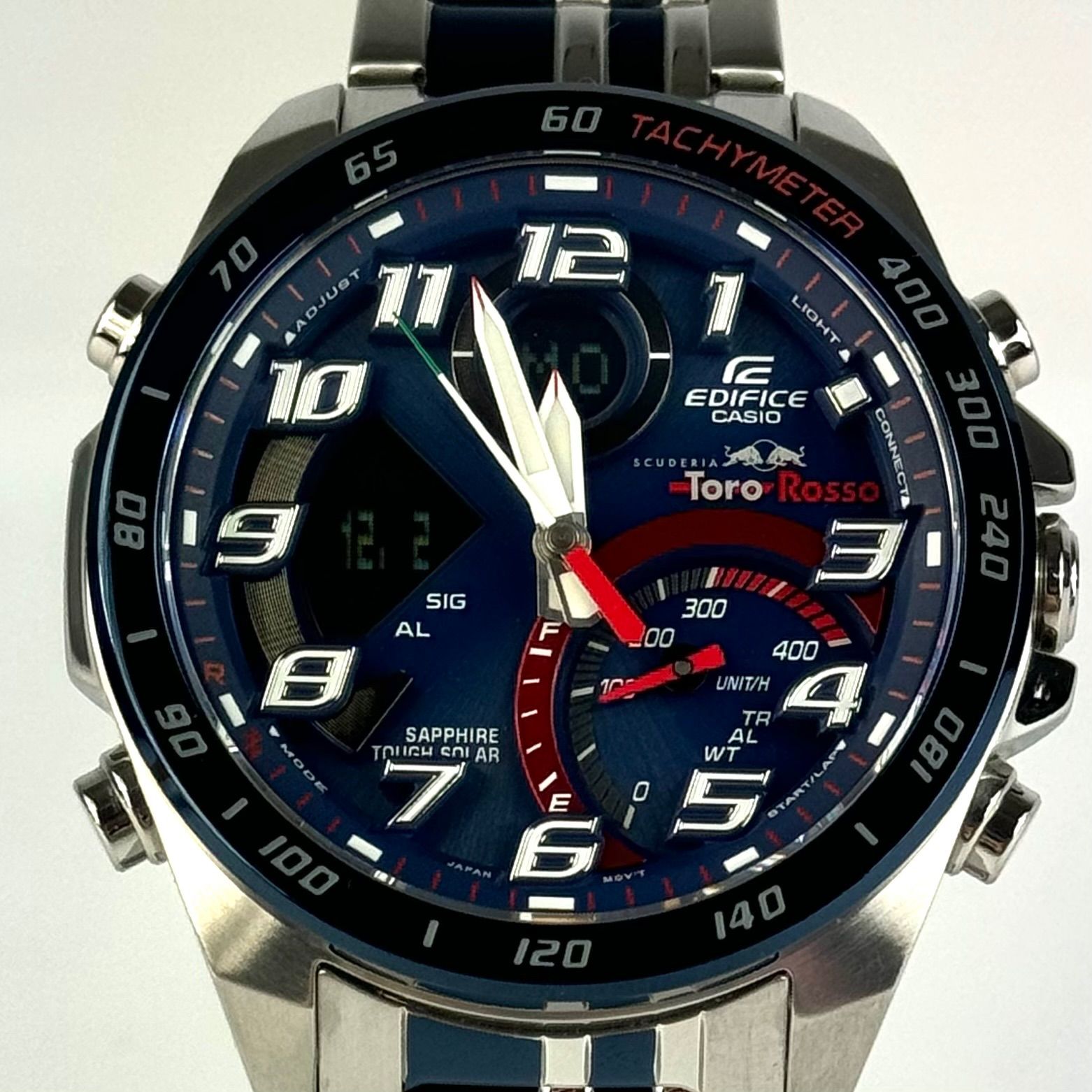 【美品・希少】カシオ CASIO エディフィス EDIFICE ECB-900TR-2AJR スクーデリア・トロ・ロッソ・リミテッド ...