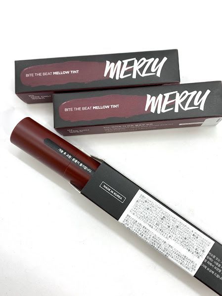 【新品・未開封】MERZY マージー ザ バイトビート メロウ ティント 4g M2ジェインチリー 3本セット リップティント FT ...