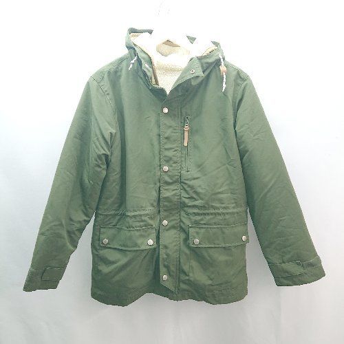 CLASSICAL ELF 3way 中綿 ボア カジュアル モコモコ 長袖 マウンテンパーカー サイズL カーキ レディース E 1309040047242 - メルカリ