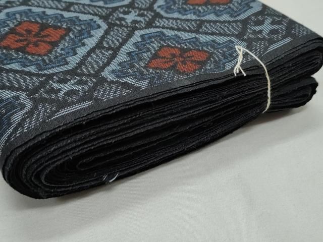 平和屋着物○本場大島紬 アンサンブル 反物 白大島 100亀甲 総詰め 着尺+