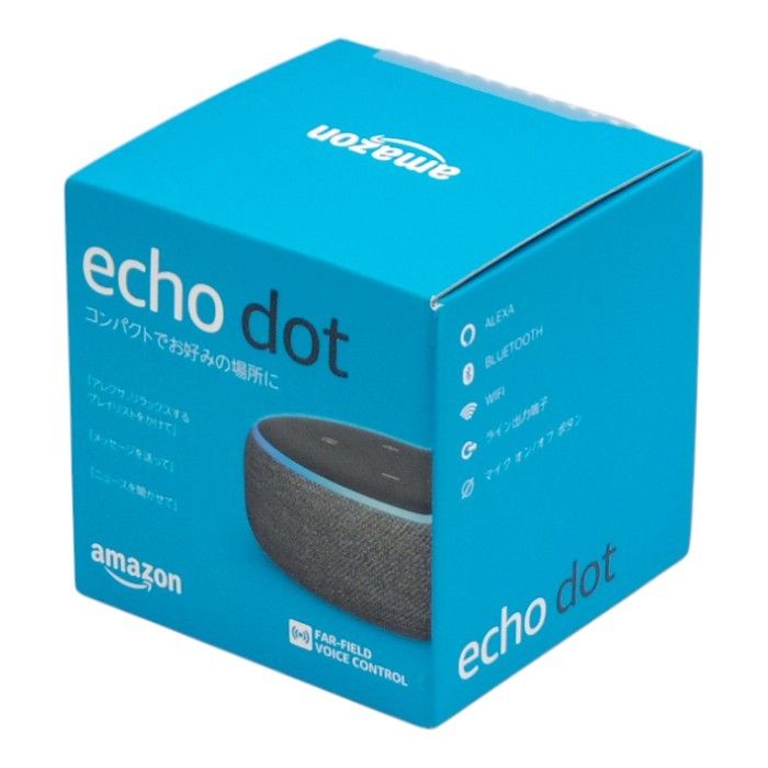 未開封品 Amazon Echo Dot (エコードット)第3世代 - スマートスピーカー with Alexa チャコール 中古 a1 - メルカリ