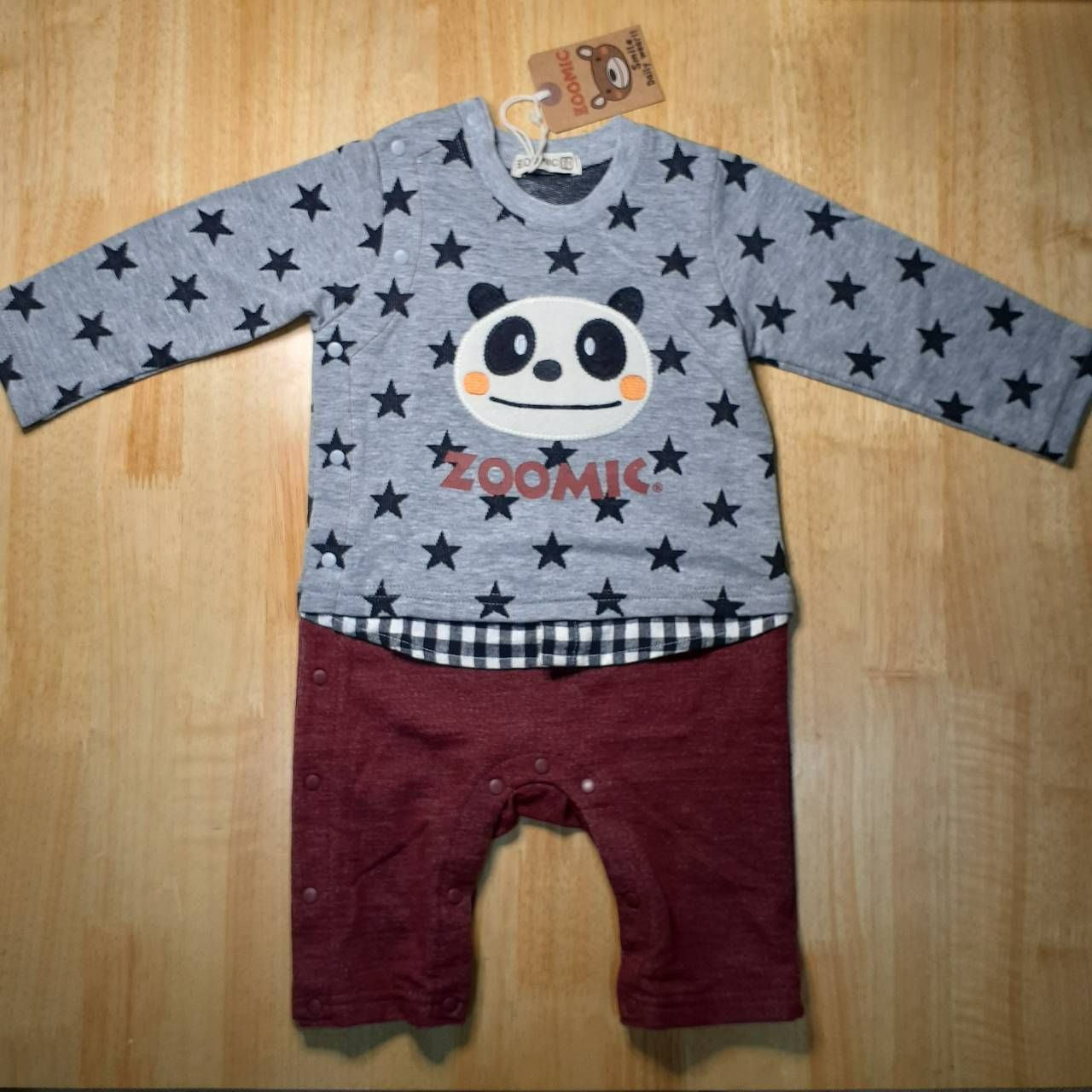 【在庫セール】ZOOMIC カバーオール パンダ 80cm - nichika - メルカリ