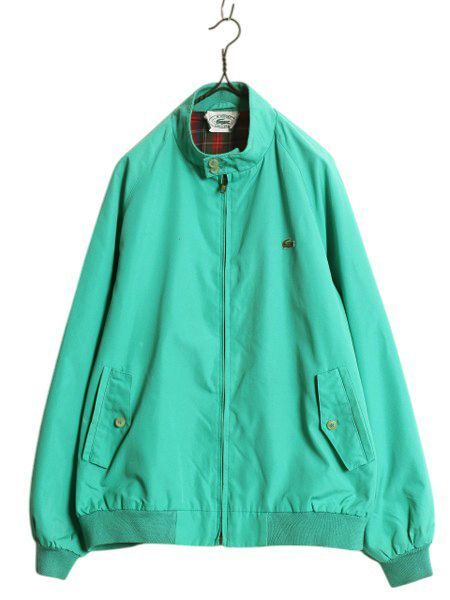 90s ラコステ スイングトップ ジャケット メンズ L 古着 オールド IZOD LACOSTE ジャンパー ブルゾン G9 タイプ チェック ライナー付き 緑 - メルカリ