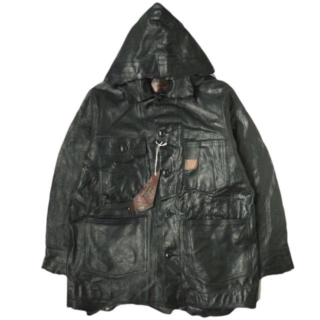 新品 GOODKARMA DEVELOPMENT グッドカルマ ディベロップメント Leather Chore Coat HELL'S ...