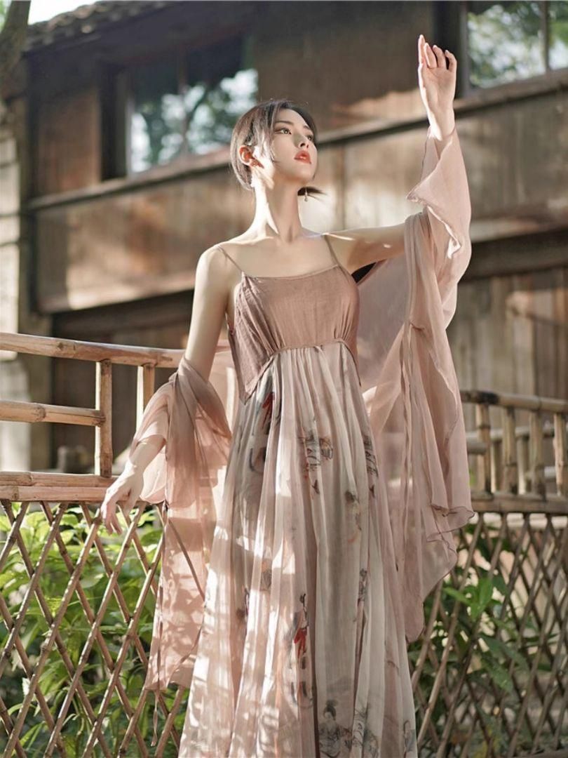 HF-228 豪華刺繍 漢服 かんふく 古風衣装 レトロ風 中華ロリータ