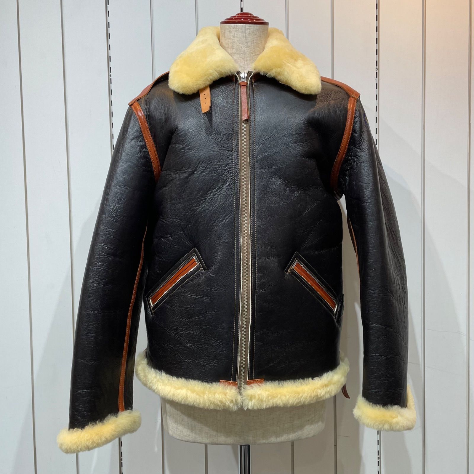 BUZZ RICKSON'S（バズリクソンズ） レザーフライトジャケット "BUZZ RICKSON CLOTHING CO."【F00071 ...