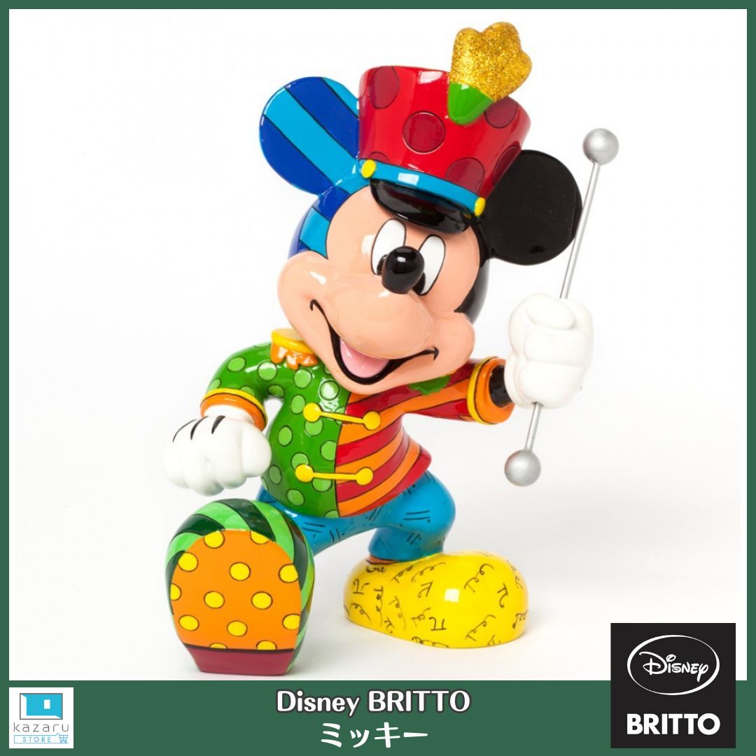 ミッキー フィギュア／Disney BRITTO(ディズニーブリット) Romero Britto - メルカリ