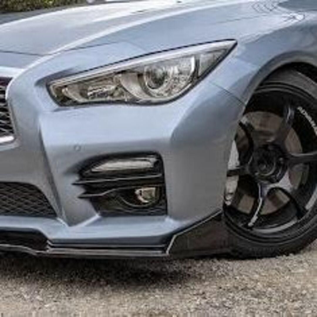 【新品】日産 V37スカイライン サイドステップ サイドスカート ZV37 YV37 HV37 HNVハイブリッド フロントリップリアスポイラーグリル カーボン調 ブラック - メルカリ