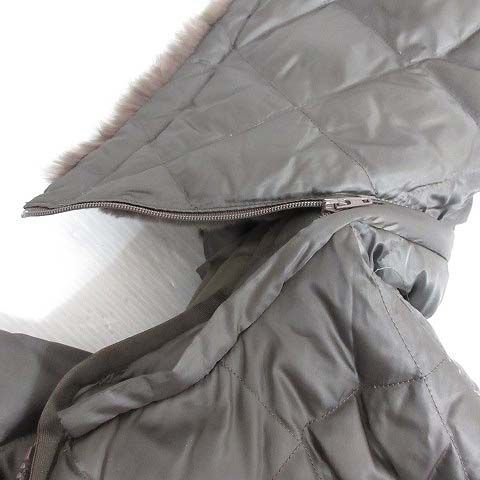 アイシービー iCB 美品 フーデッド モッズコート 2WAY キルティングダウンライナー付き 4 カーキ ラビットファーフード - メルカリ