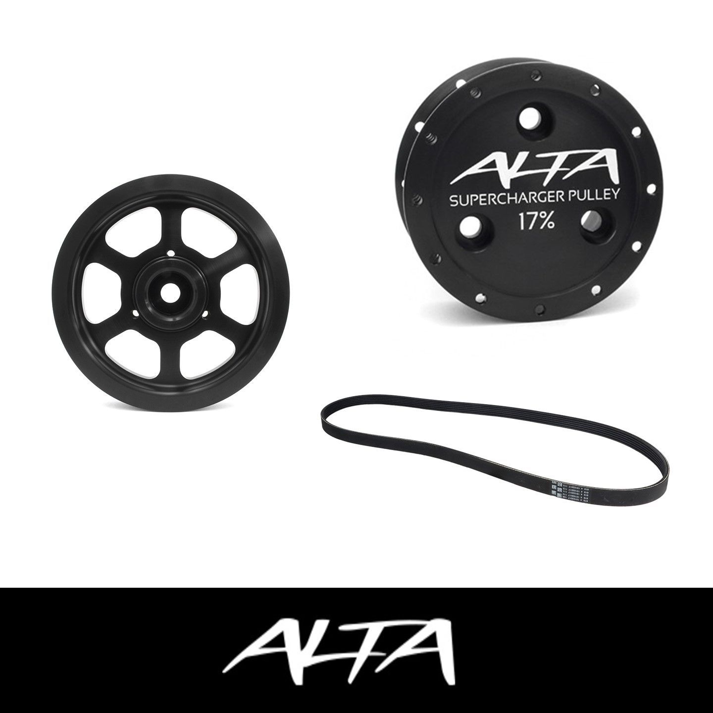 ALTA ミニ クーパーS R53 L4 1.6L 2002~2008年 +22hp 純正サイズ軽量クランク プーリー 直径-17% ...