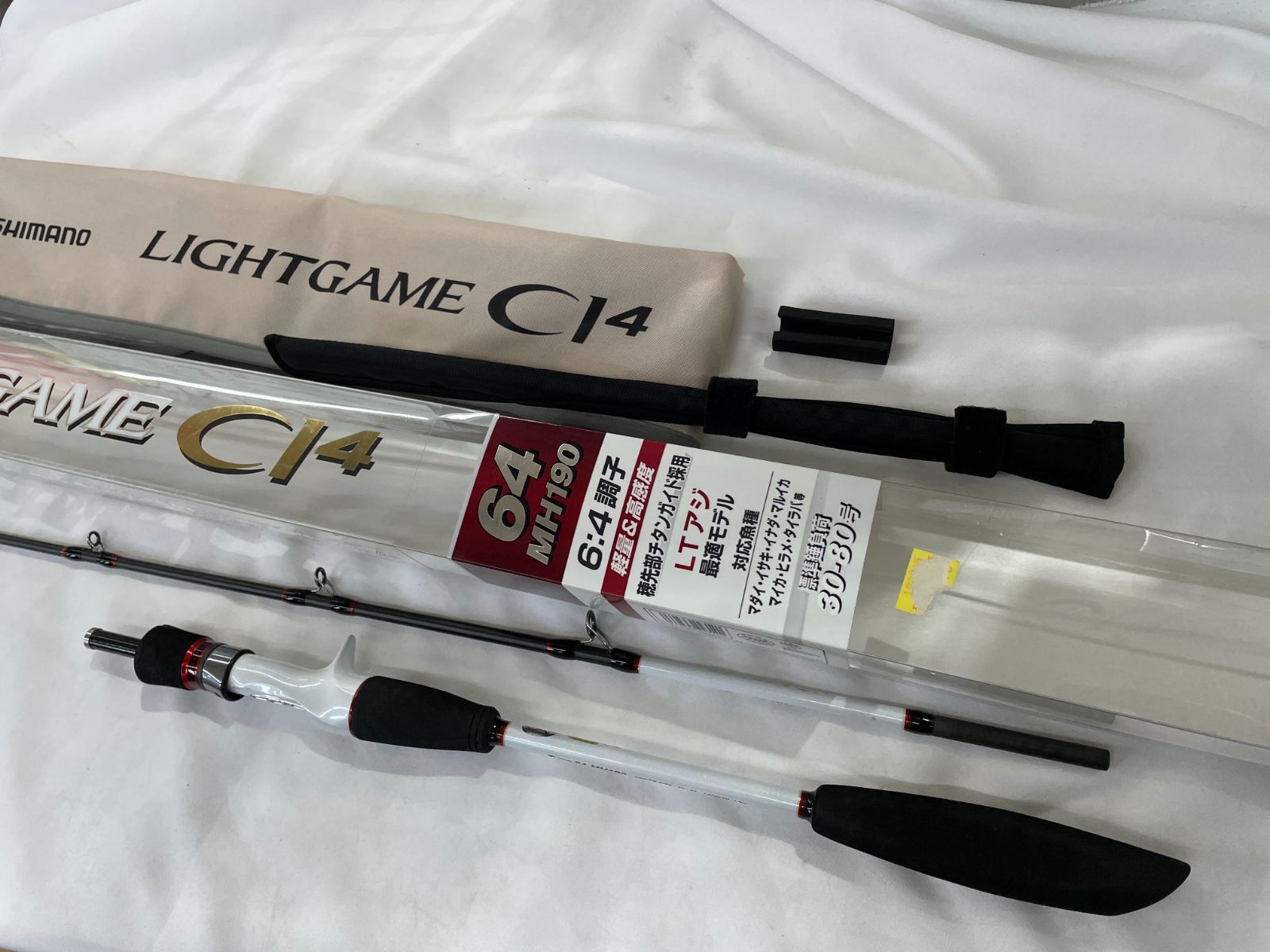 送料無料 美品 シマノ ライトゲームCI4 タイプ64 MH190 船竿 ボートロッド 錘負荷30～80号 SHIMANO LIGHTGAME XR SS （07） - メルカリ