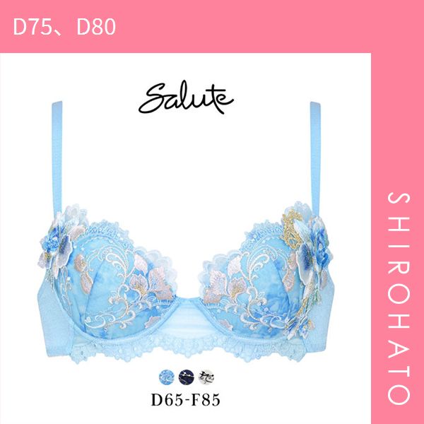29％OFF【SHIROHATO公式】【正規品・新品】ワコール Wacoal サルート Salute 23AW先行 91G BTJ491 P-UP ブラジャー DEF プッシュアップ 谷間 ...