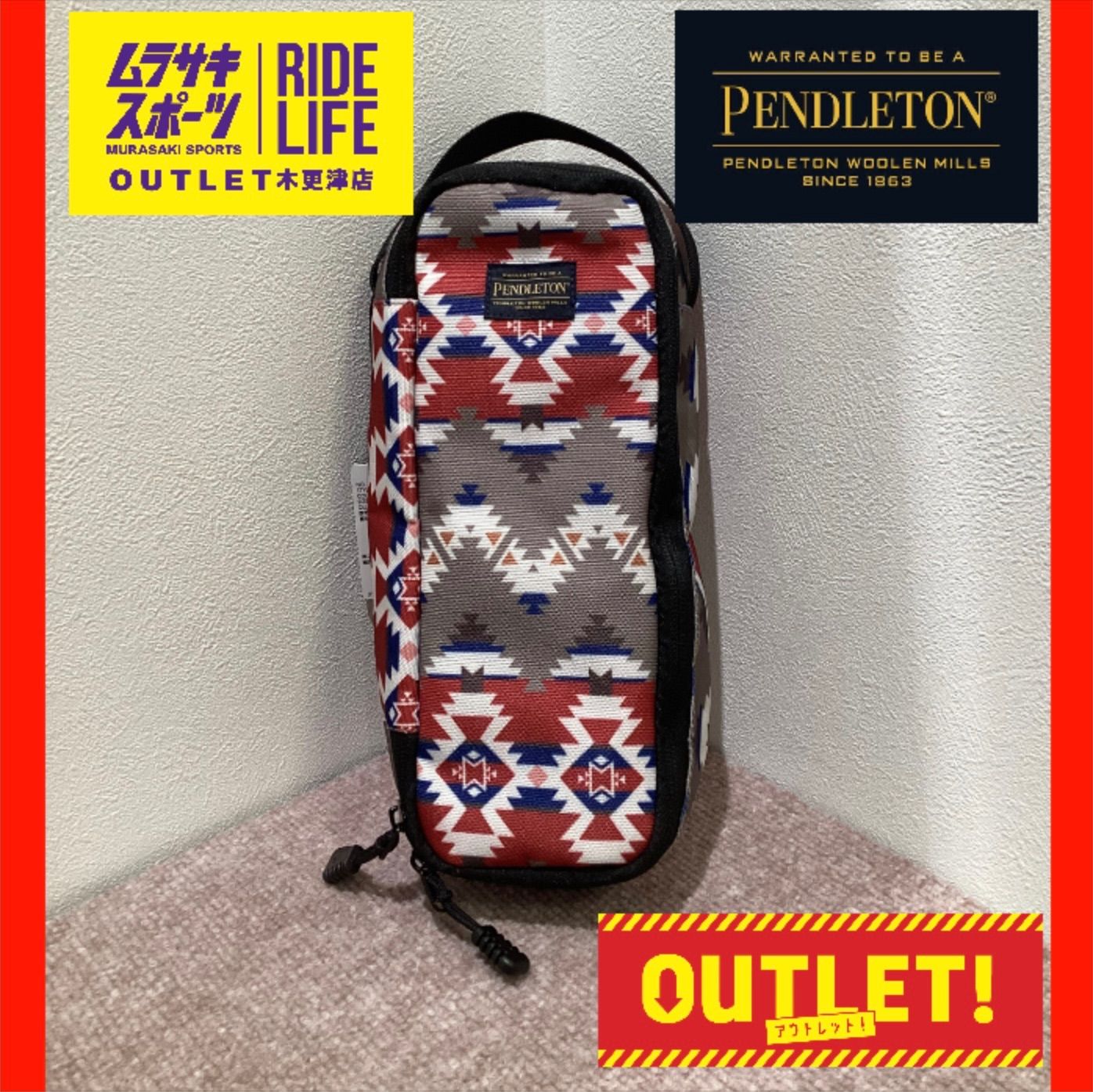 【ムラスポOUTLET公式】新品 未使用品 PENDLETON ペンドルトン LONG MULTI CASE /GREY ロングマルチケース メンズ レディース ムラサキスポーツ OUTLET ...