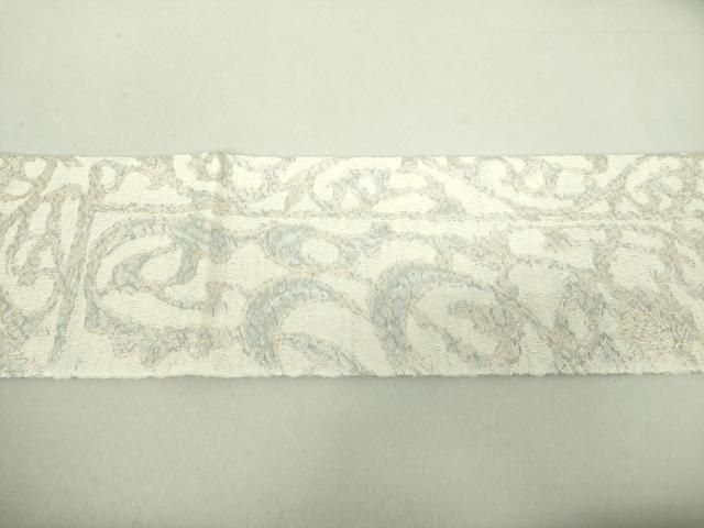 平和屋着物○世界的友禅作家 千地泰弘 九寸名古屋帯 千地天女 更紗花