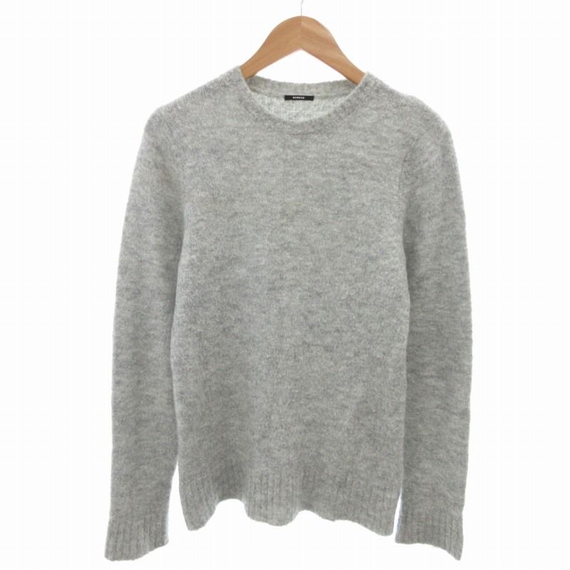 デンハム DENHAM WALL CREW KNIT クルーネックニット セーター モヘヤ混 長袖 XS グレー /TZ GY09 - メルカリ