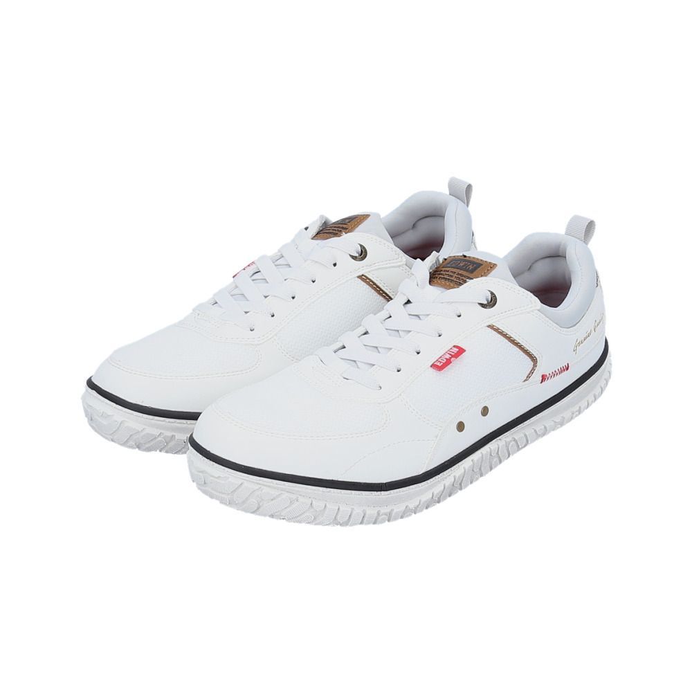 WHITE ☆ 25cm ☆ EDWIN メンズ 軽量スニーカー EDWIN エドウィン スニーカー メンズ EDW-7755 幅広 カジュアルシューズ フラットシューズ ローカットスニーカー ...