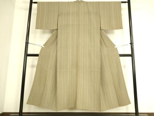 平和屋着物▽上質な小紋　単衣　縞　正絹　逸品　DAAS0441az 平和屋着物▽上質な小紋 単衣 縞 正絹 逸品 DAAS0441az - メルカリ