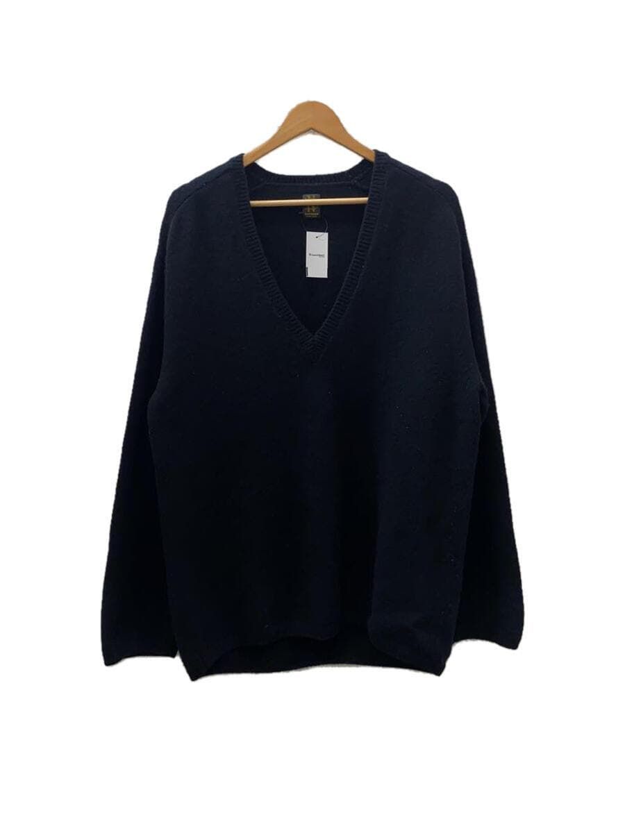 BATONER V NECK KNIT L’ECHOPPE別注 セーター(厚手) M ウール ブラック 無地 - メルカリ