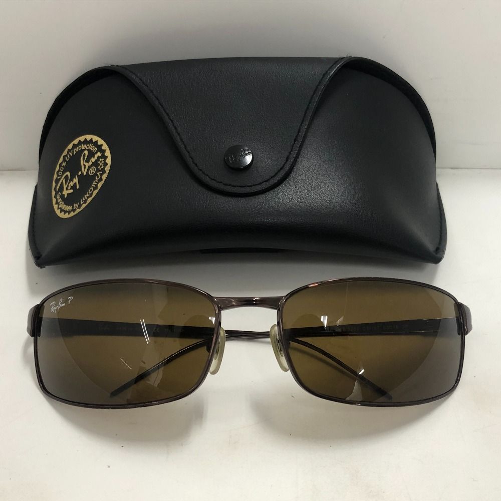 02w07770 レイバン Ray-Ban ブラウン イタリア製 メンズ ケース・メガネ拭きあり 63 18 サングラス RB3269 【中古 ...