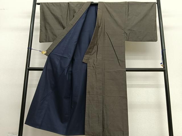 平和屋着物○男性 髭紬 濃紺色 正絹 逸品 CAAU9974vfの通販 by 平和屋