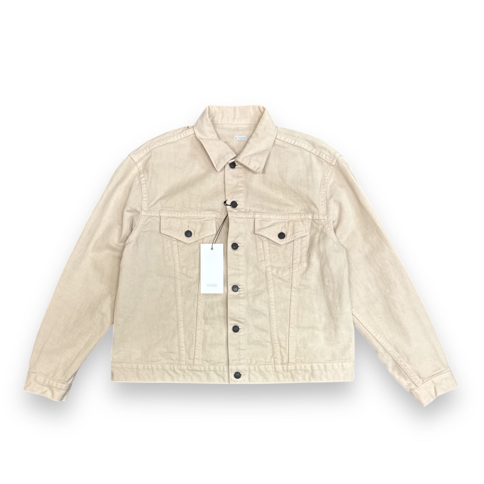 未使用品 定価46200円 A.PRESSE 22AW 3rd Type Jacket サード タイプ ジャケット ジージャン デニムジャケット アプレッセ 22AAP-01-11H ベージュ ...