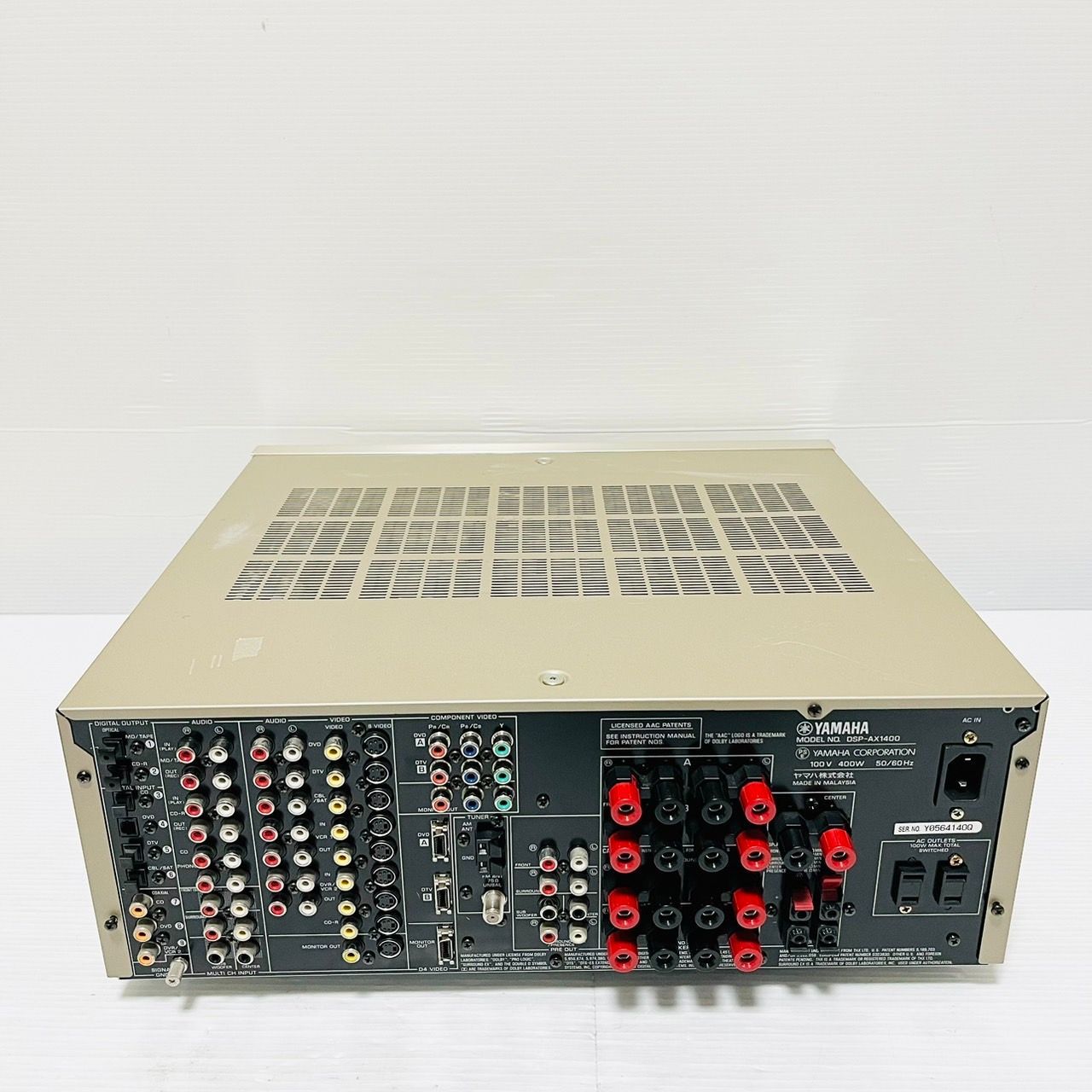 YAMAHA アンプ DSP-AX1400 - メルカリ