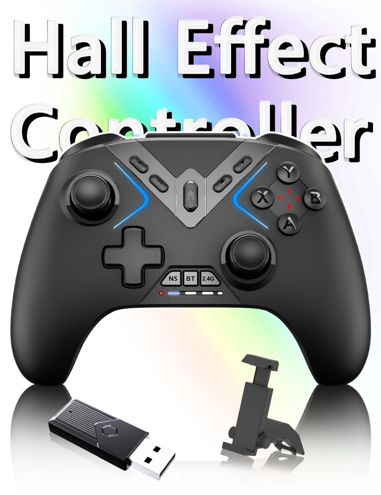 COWBOX switch コントローラー 【GC-10D App+FPS＋ホールスティック版】 対応機種【switch(全機種)、iphone/ipad/Android（Xinput）、PC ...