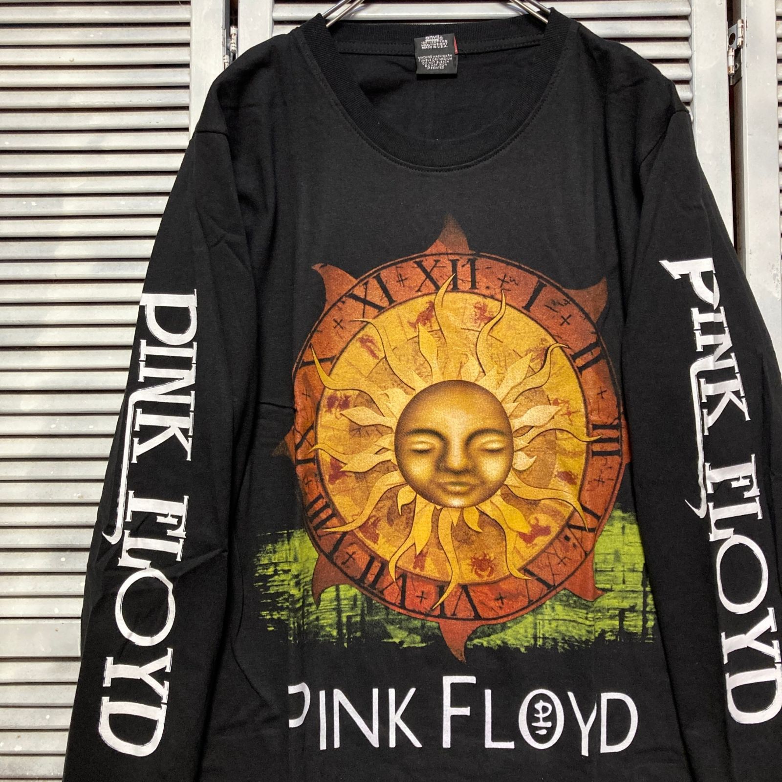 ピンクフロイド PINKFLOYD 黒 長袖 Tシャツ ロンT バンド ロング ピンクフロイド PINKFLOYD 黒 長袖 Tシャツ ロンT バンド ロング