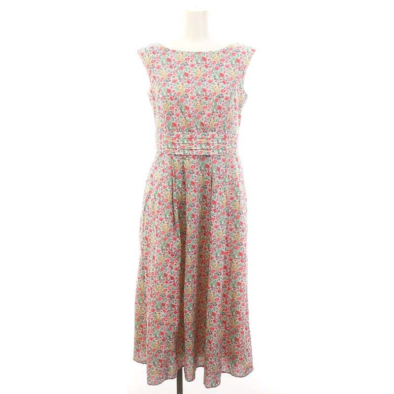 トッカ TOCCA × リバティ LIBERTY 23SS 洗える FLORAL STORY ドレス ワンピース ロング ノースリーブ 花柄 0 ピンク マルチカラー /DF OS - メルカリ