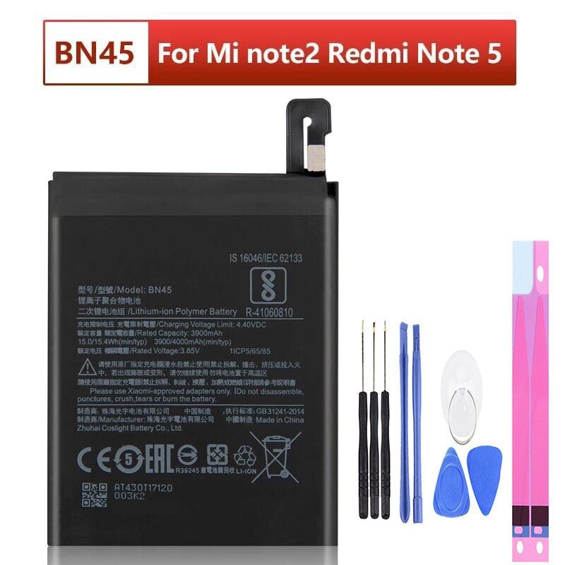 国内発送 純正同等新品 Xiaomi Redmi Note5 Pro 適用す バッテリー BN45 バッテリー 携帯電話のバッテリー 電池 ...