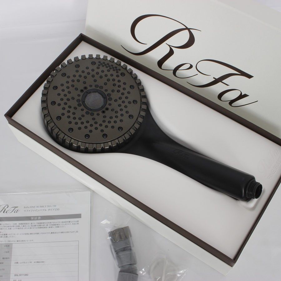 MTG ReFa FINE BUBBLE DIA 150 RS-AN-36C ブラック シャワーヘッド リファ ファインバブル ダイア 本体 - メルカリ