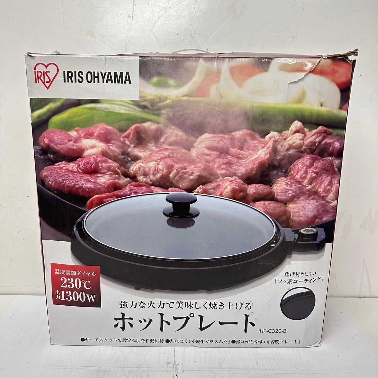 アイリスオーヤマホットプレートIHP-C320-B 20年製 5980 - メルカリ