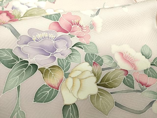 平和屋着物○訪問着 枝花文 暈し染め 金彩 正絹 逸品 DAAS3679ps