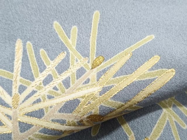 平和屋着物○訪問着 松葉文 金彩 正絹 逸品 CAAS9320th - メルカリ