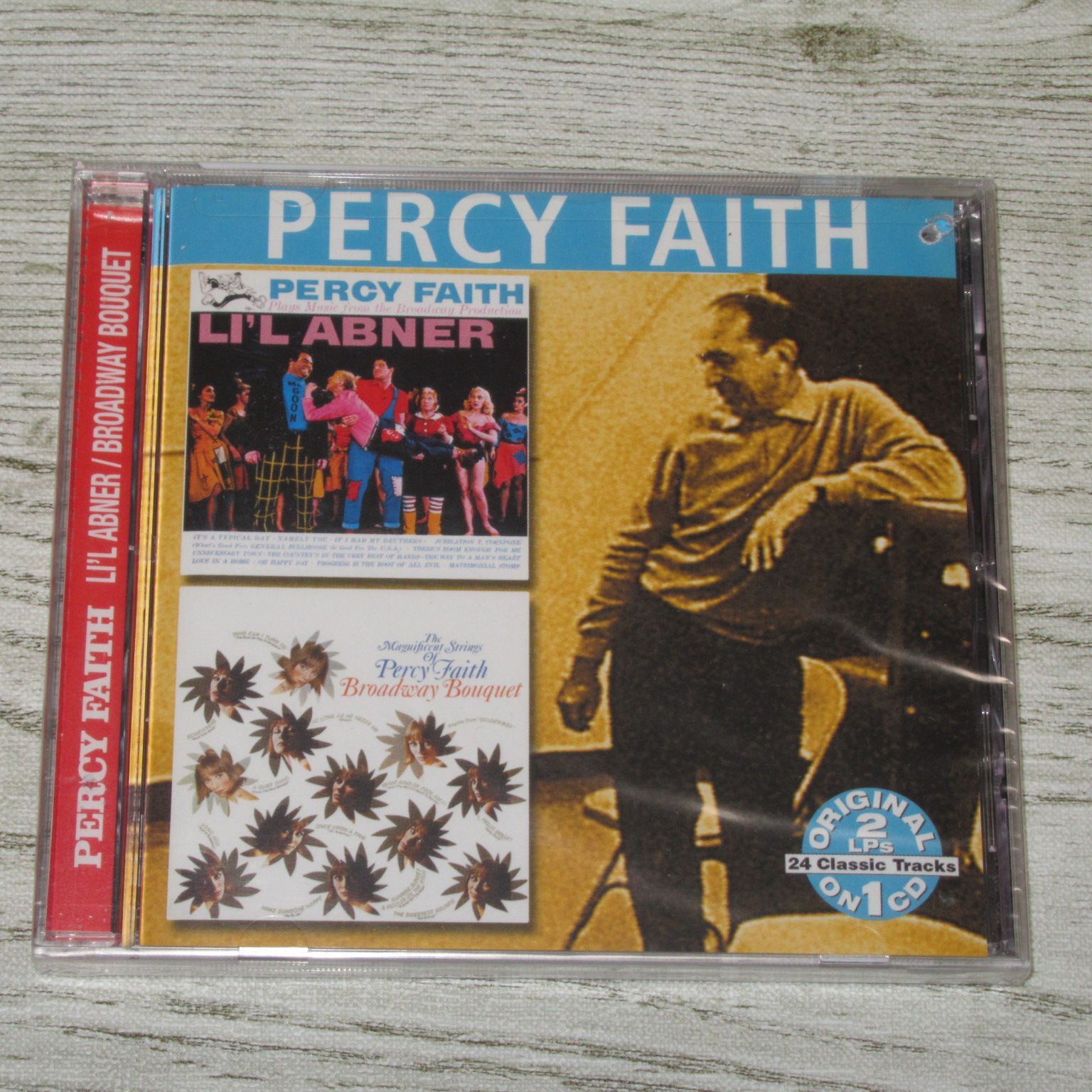 CD PERCY FAITH LI'L ABNER / BROADWAY BOUQUET 2ON1 未開封ですが、パンチホールあり COL ...