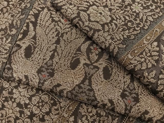 平和屋着物○本場大島紬 9マルキ 地空き 吉祥文 やまと誂製 正絹