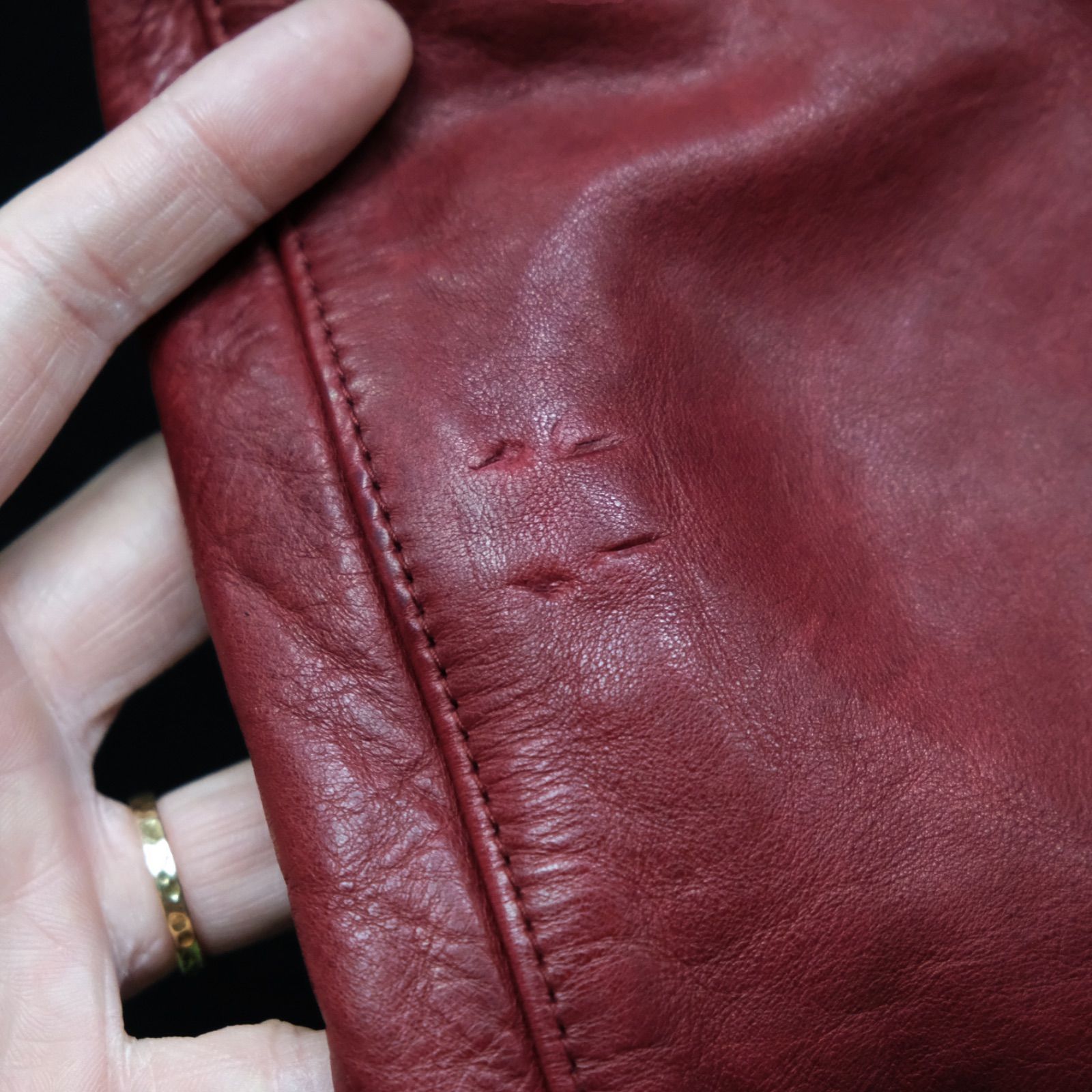 00s GAP (PRODUCT) RED レザーライダースジャケッ ト シングル 00s GAP (PRODUCT) RED レザーライダースジャケッ ト シングル