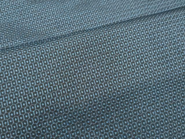 平和屋着物○男性 本場大島紬 アンサンブル 100亀甲 総詰め キング