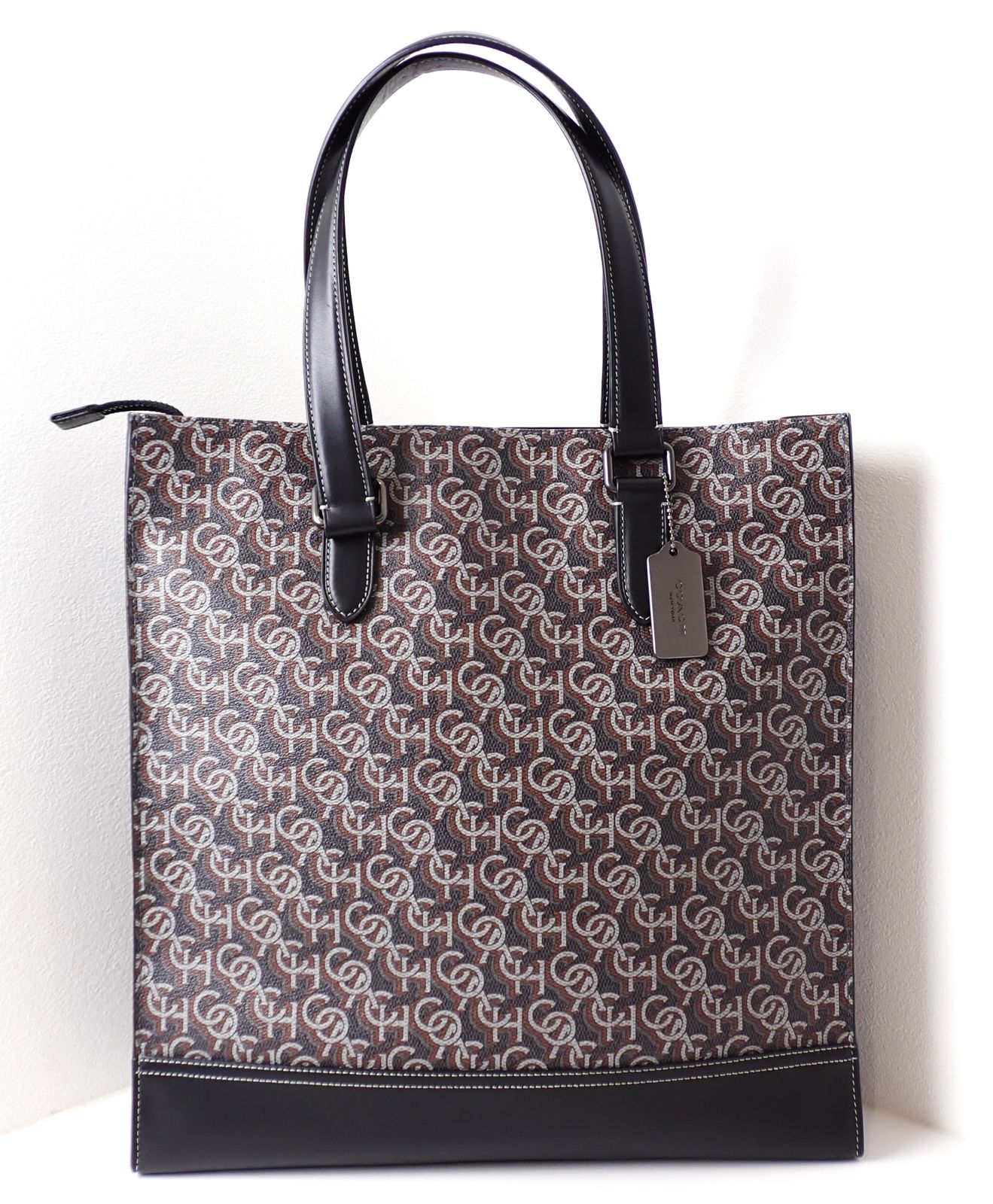 超美品 COACH(コーチ) グラハムストラクチャー トートバッグ CE749 メンズ ビジネスバッグ 総ロゴ - Cloud STYLES ...