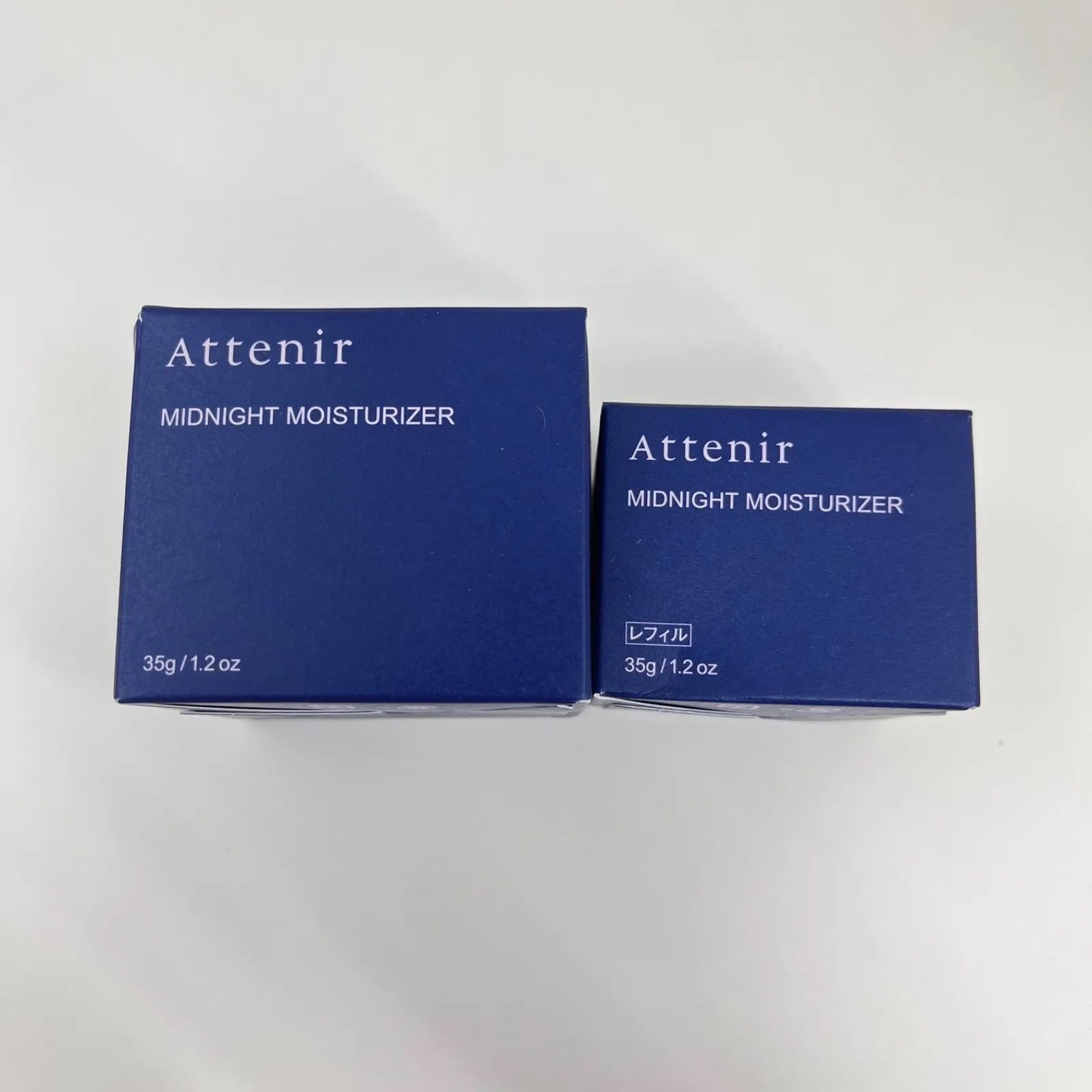 Attenirアテニア ミッドナイトモイスチャライザー 35g(レフィル+専用容器)&レフィル 35g 2点セット (保湿、シミ予防マスク) 夜用マスク 医薬部外品 - メルカリ