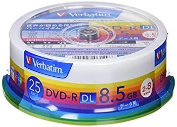 三菱ケミカルメディア Verbatim 1回記録用 DVD-R DL DHR85HP25V1 (片面2層/2-8倍速/25枚パック) ホワイト - メルカリ