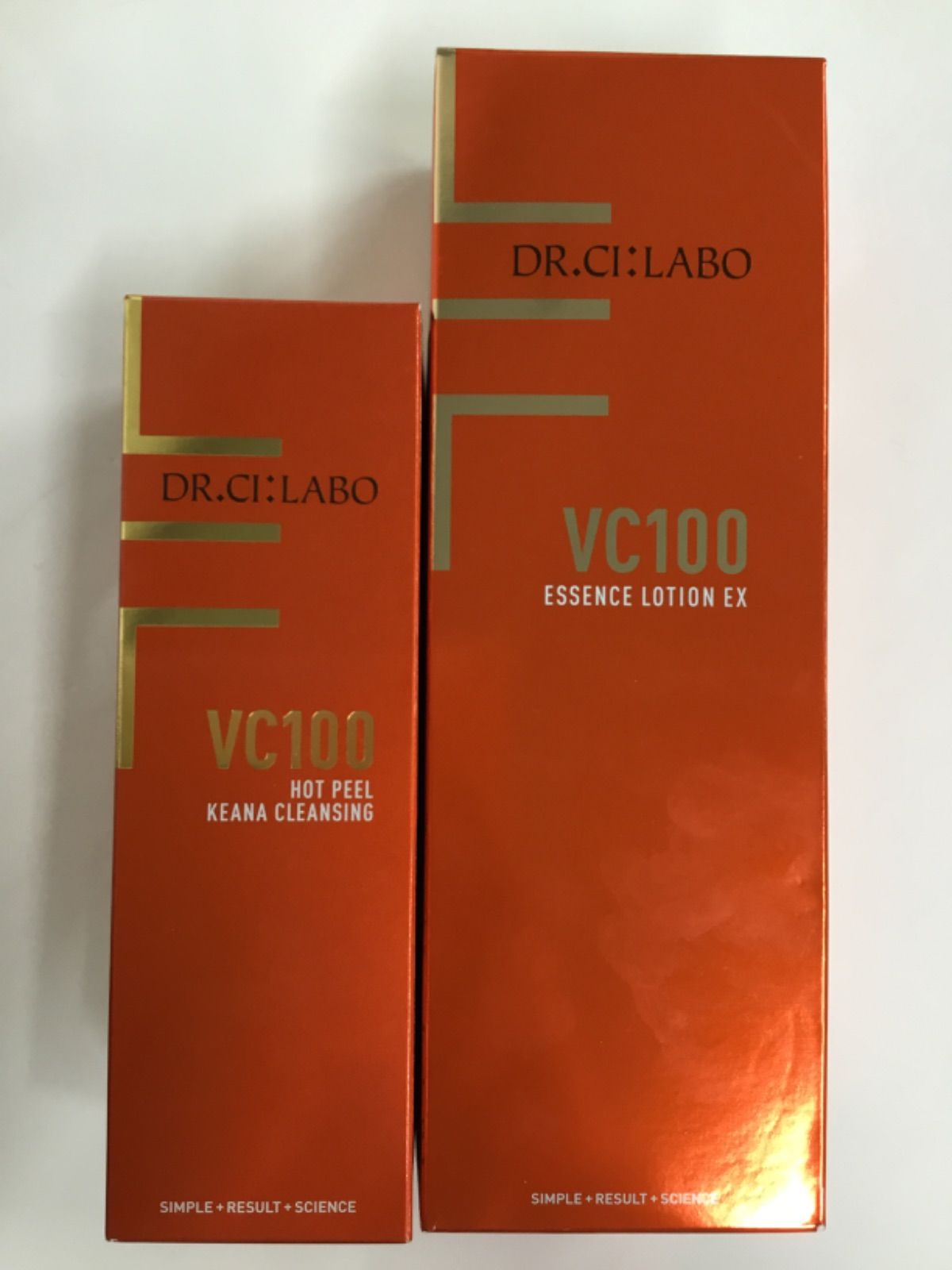 D1302 DR.CI:Labo ドクターシーラボ VC100 ホット ピール KEANA クレンジング 150g + VC100 エッセンスローション EX 285ml 2点セット - メルカリ